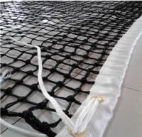 China Professional Standard Tennis Training Net Top Quality 12.8m Tennis  Net vinyl coated steel cable tennis net for sale