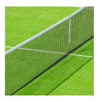 China Four Sides 3mm Long Tennis Net Training PE Material Sports Barrier Netting for sale