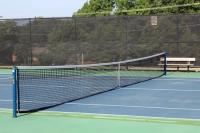 China Thickness 2.5mm Tennis Practice Net PE Knotted Tennis Hitting Net for sale