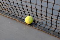 China Thickness 2.5mm Tennis Practice Net PE Knotted Tennis Hitting Net for sale
