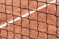 China Thickness 2.5mm Tennis Practice Net PE Knotted Tennis Hitting Net for sale