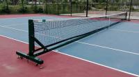 China Portable Tennis Net Post Outdoor Tennis Court Pole Pickleball/Volleyball/Badminton Net System for sale