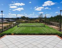 China Portable Tennis Net Post Outdoor Tennis Court Pole Pickleball/Volleyball/Badminton Net System for sale
