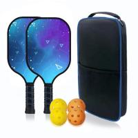 China 15mm Pickle Ball Rackets Glass Fiber Surface Pickleball Paddle And Ball Set for sale