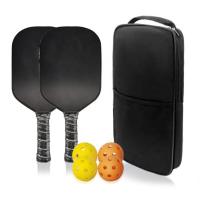 China 15mm Pickle Ball Rackets Glass Fiber Surface Pickleball Paddle And Ball Set for sale