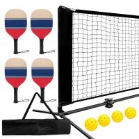 China Customized Portable Pickleball Net 300cm Wooden Pickleball Paddles for sale