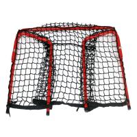 China Steel Polyester Black Ice Hockey Net Cold Resistant Official Hockey Nets for sale