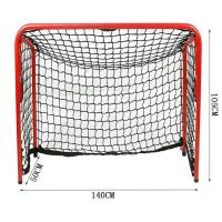 China Steel Polyester Black Ice Hockey Net Cold Resistant Official Hockey Nets for sale
