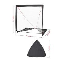 China Official Size 6x6 Folding Lacrosse Goal Fiberglass Frame Folding Lacrosse Goal for sale