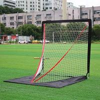 China Official Size 6x6 Folding Lacrosse Goal Fiberglass Frame Folding Lacrosse Goal for sale