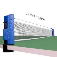 China Natural Rubber Portable Ping Pong Net Set Rubber Thickness 1.8mm Ping Pong Bats for sale