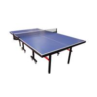 China Double Folding Indoor Ping Pong Table Outdoor Movable Standard for sale