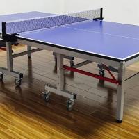 China Double Folding Indoor Ping Pong Table Outdoor Movable Standard for sale