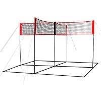 China EN71 Portable Volleyball Net Polyester Volleyball Four Square Net for sale
