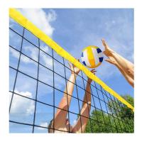 China 3.5mm Portable Volleyball Net Anti Acid PE Material Large Backstop Net for sale