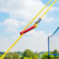 China 3.5mm Portable Volleyball Net Anti Acid PE Material Large Backstop Net for sale