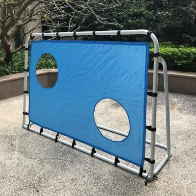 China 3 In 1 Soccer Practice Goal Rebounder Mesh Orange Soccer Training Net for sale