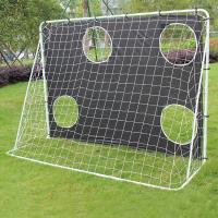 China Color Coating Replacement Football Net Rectangle Football Goal Targets for sale