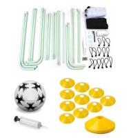 China Color Coating Replacement Football Net Rectangle Football Goal Targets for sale