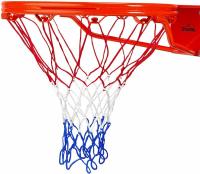 China Three Color Basketball Hoop Net Polyester Durable Outdoor Basketball Net for sale