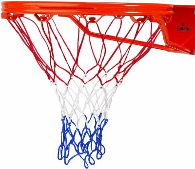 China Three Color Basketball Hoop Net Polyester Durable Outdoor Basketball Net for sale