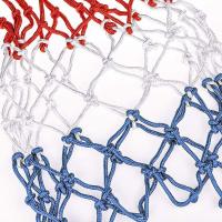 China Three Color Basketball Hoop Net Polyester Durable Outdoor Basketball Net for sale
