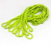 China Fluorescent Green Indoor Basketball Net 43cm Nylon Basketball Net for sale