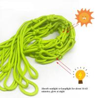 China Fluorescent Green Indoor Basketball Net 43cm Nylon Basketball Net for sale
