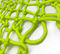 China Fluorescent Green Indoor Basketball Net 43cm Nylon Basketball Net for sale