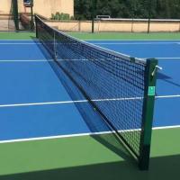 China 42' Portable Beach Tennis Net Professional Tennis Court Net PE Material for sale