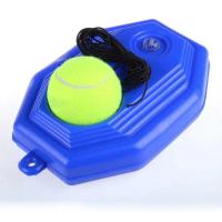 China PVC Material Portable Beach Tennis Net Tennis Single Trainer With Elastic Rope for sale
