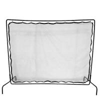 China High Durability Tennis Trainer Rebound Net Convenient White Metal Tude for sale