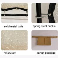 China High Durability Tennis Trainer Rebound Net Convenient White Metal Tude for sale