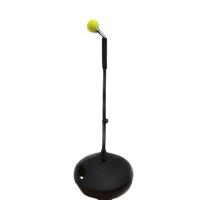 China Steel plastic Portable Beach Tennis Net Black Tennis Trainer Rebounder Ball for sale
