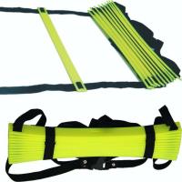 China Custom Logo Replacement Football Net Adjustable Rung Speed Agility Ladder for sale