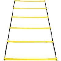 China 20ft Pro Agility Ladder 12 Rung Soccer Training Ladder Mixed Color for sale