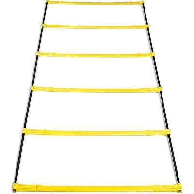 China 20ft Pro Agility Ladder 12 Rung Soccer Training Ladder Mixed Color for sale