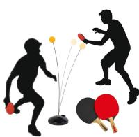 China Rebounding Table Tennis Trainer Indoor Training Ping Pong Robot Trainer for sale