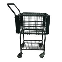 China Metals Material Portable Beach Tennis Net Durable Tennis Ball Cart for sale