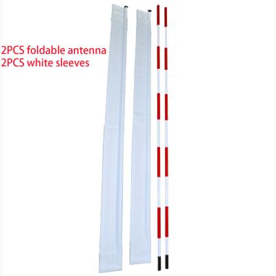 China Durable Fiberglass Foldable Volleyball Net Antennas Set Waterproof for sale