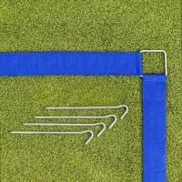 China 60ft X 30ft Portable Volleyball Net Polyester Volleyball Court Line for sale