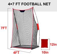 China 4x7FT Soccer Practice Kicking Net Fiberglass Portable Kicking Net for sale
