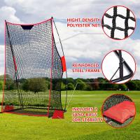 China 4x7FT Soccer Practice Kicking Net Fiberglass Portable Kicking Net for sale