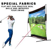China Fiberglass Golf Hitting Net 3.5FT Hitting Practice Net​ Durable Long for sale