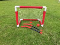 China 40cm Lacrosse Training Equipment Ground Stakes Dual Hockey Mini Net for sale