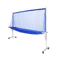 China Movable Table Tennis Catch Net Ball Collector Recycle Catcher Equipment Canvas for sale