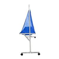 China Movable Table Tennis Catch Net Ball Collector Recycle Catcher Equipment Canvas for sale