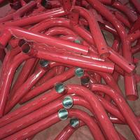 China 1.0mm Wall Lacrosse Training Equipment Red White Lacrosse Corner Targets for sale