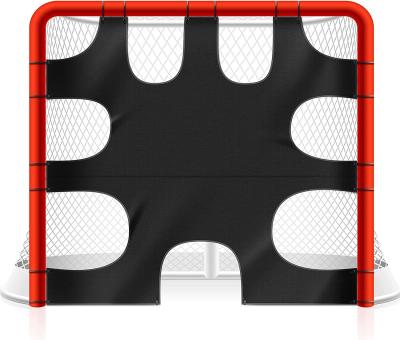 China Portable Lacrosse Back Net Rust Resistant Training Lacrosse Goal 6x6 for sale