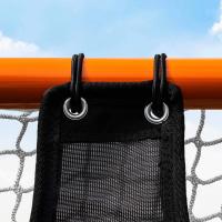 China 6X6FT Lacrosse Training Equipment Lacrosse Goal Net With 7 Target Hole for sale